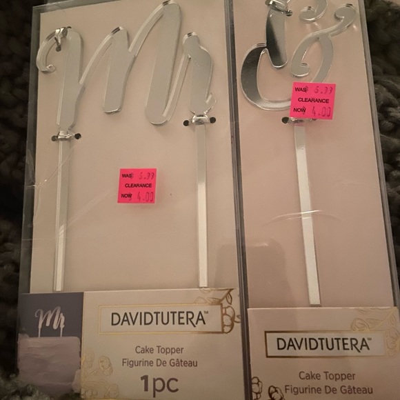 David Tutera | Party Supplies | David Tutera Metallic Cake Topper ...